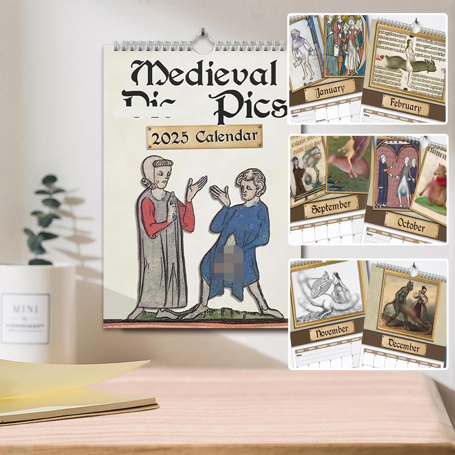 Snapklik.com : Medieval Pics 2025 Calendar, Medieval Pics Calendar ...