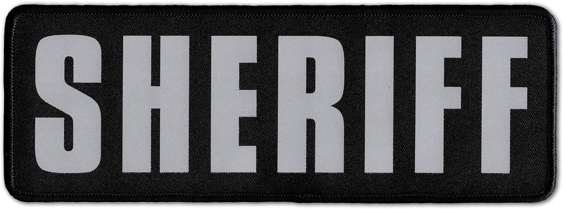 Amazon.com: Highly Reflective Sheriff Patch for Cosplay Night Vision and Infrared Weather ...