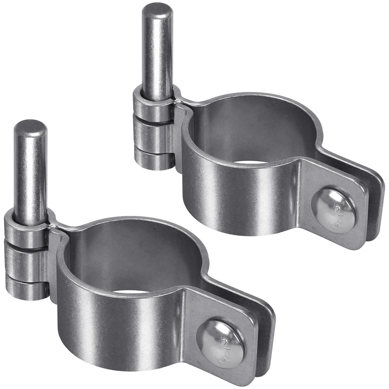 Snapklik.com : 1-3/8 Thick Gate Hinges, 304 Stainless Steel Chain Link ...