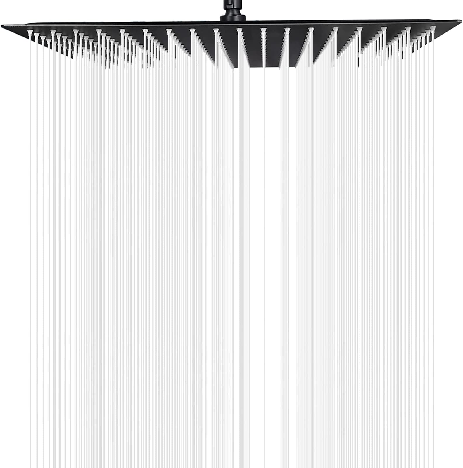 BELLEARLY 20 Inch Large Rainfall Shower Head High Pressure Square ...