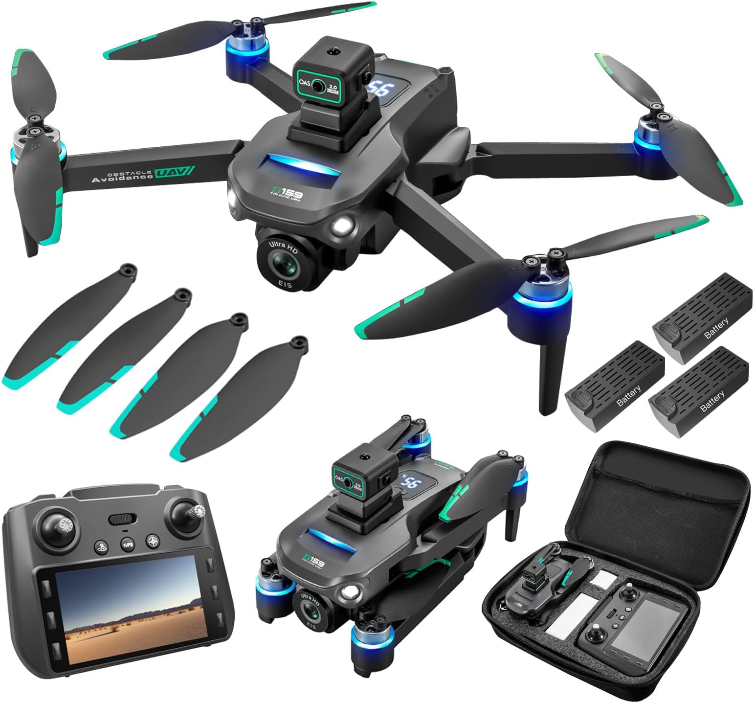 Amazon.com: Drones with Camera for Adults 4K, GPS UHD Drone, 5G Remote ...