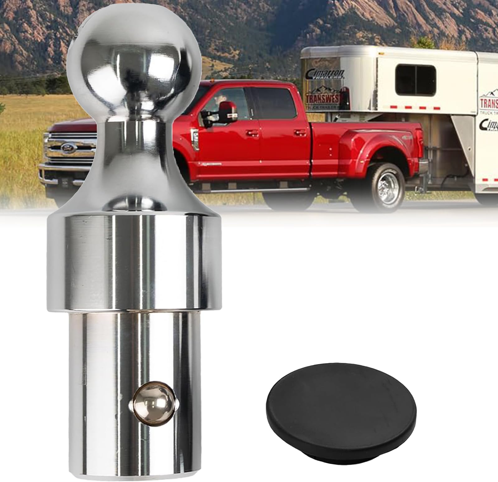 Amazon.com: Lrichy 60629 2-5/16-Inch Puck System Gooseneck Hitch Ball ...