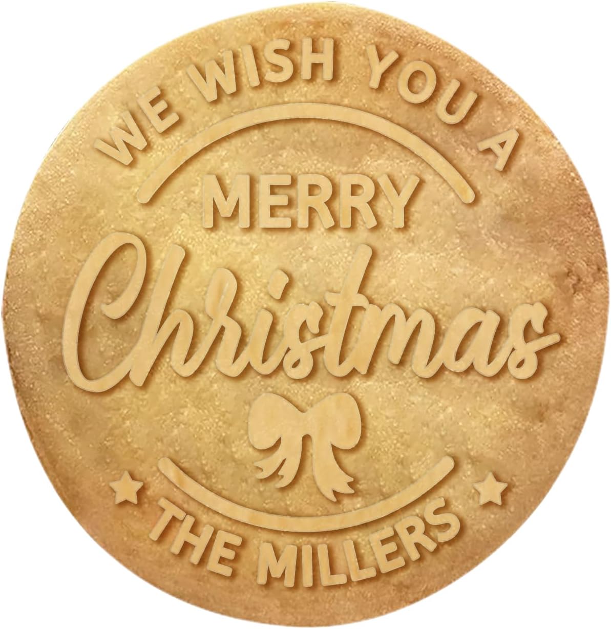 Amazon.com: Personalized Christmas Cookie Stamp with Family Name,Custom ...