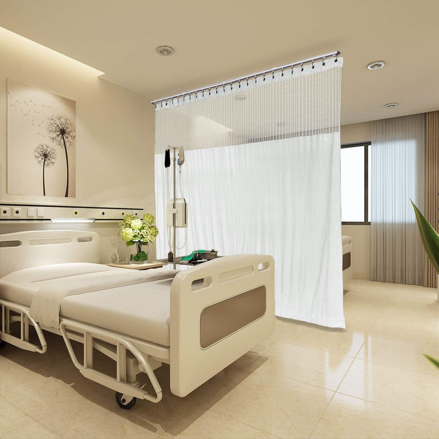 Amazon.com: Macochico Medical Room Divider Curtains Screen Partitions ...