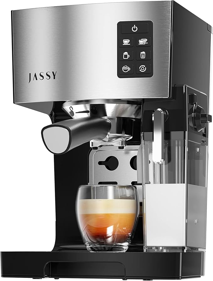 Amazon.com: JASSY Espresso Machine 20 Bar Cappuccino Coffee Maker with ...