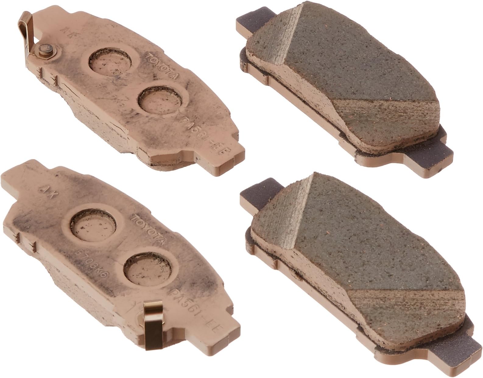 Amazon.com: Toyota Genuine Parts - Pad Kit, Disc Brake (04466-76012 ...