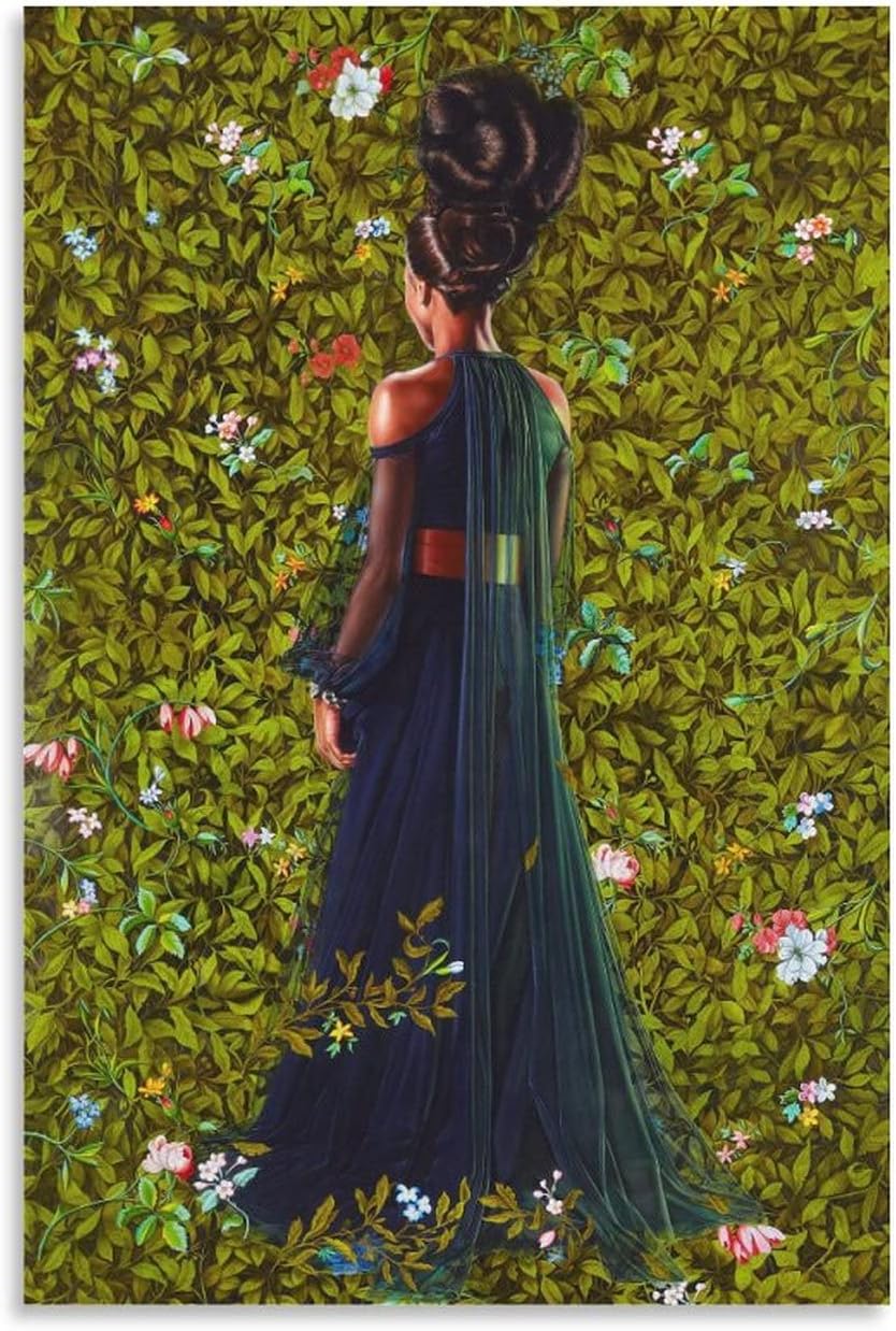 Amazon.com: Women Back Poster By Kehinde Wiley Portrait Artist Home ...