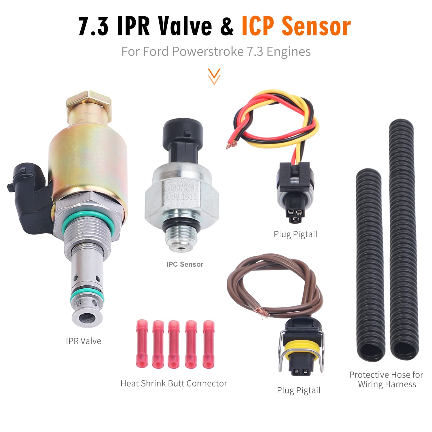 7.3 Ipr Valve IPR Valve & ICP Sensor Kit For Ford Powerstroke 7.3L ...