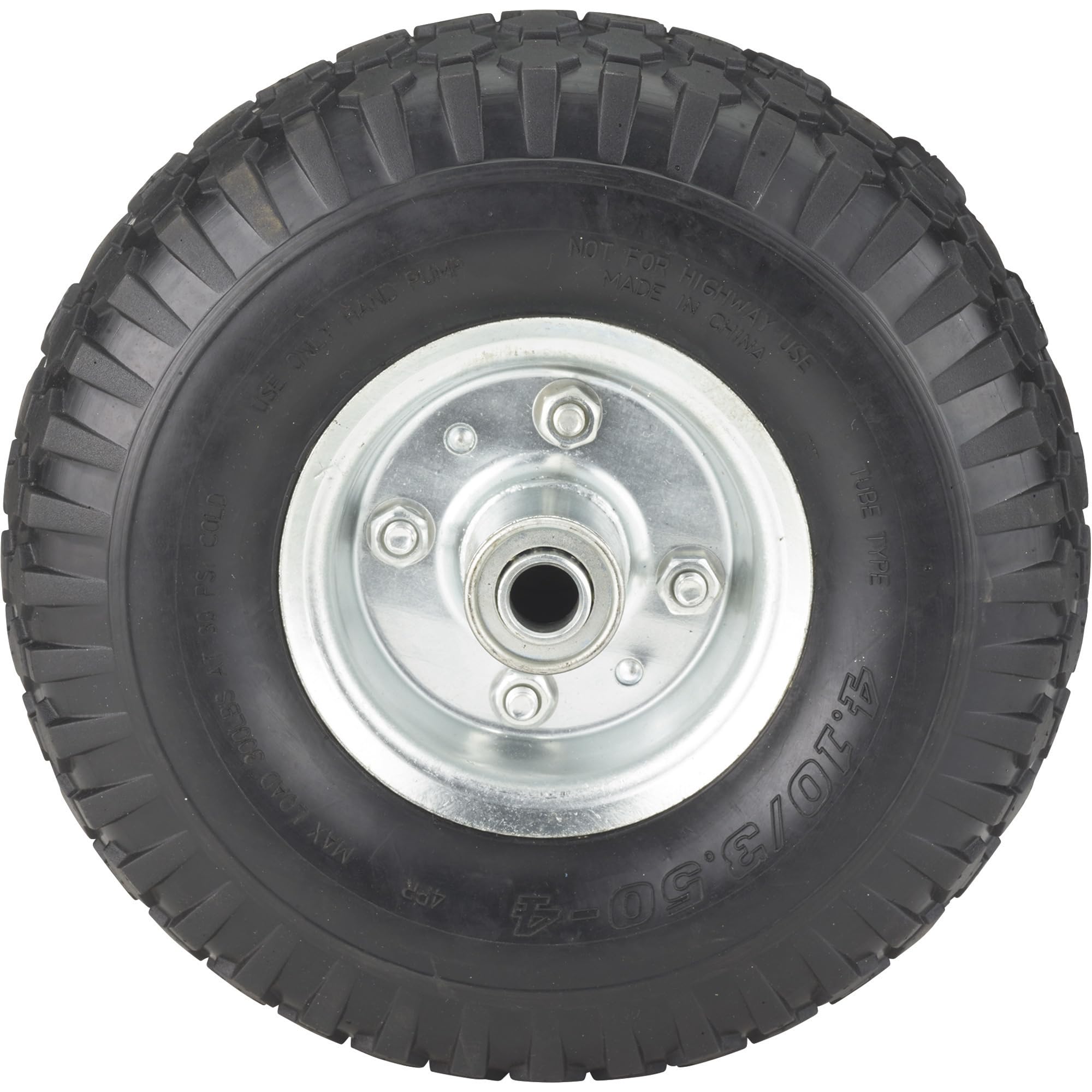 Snapklik.com : Ironton 10in. Pneumatic Wheel And Tire- 300-Lb. Capacity
