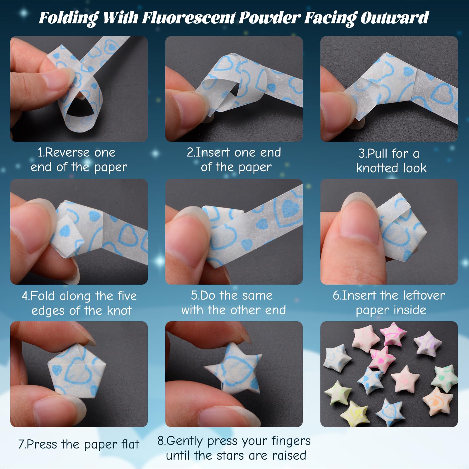 Making Paper Stars How To Make 3D Folded Paper Stars Single Girl's
