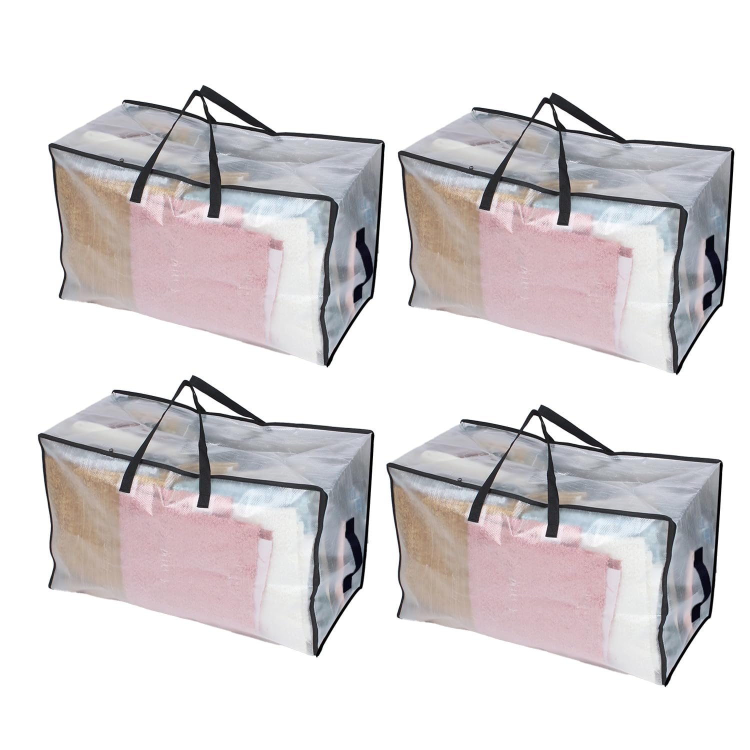Froxique 4 Pack Heavy-Duty Oversize Large Storage Bag Organizer with ...