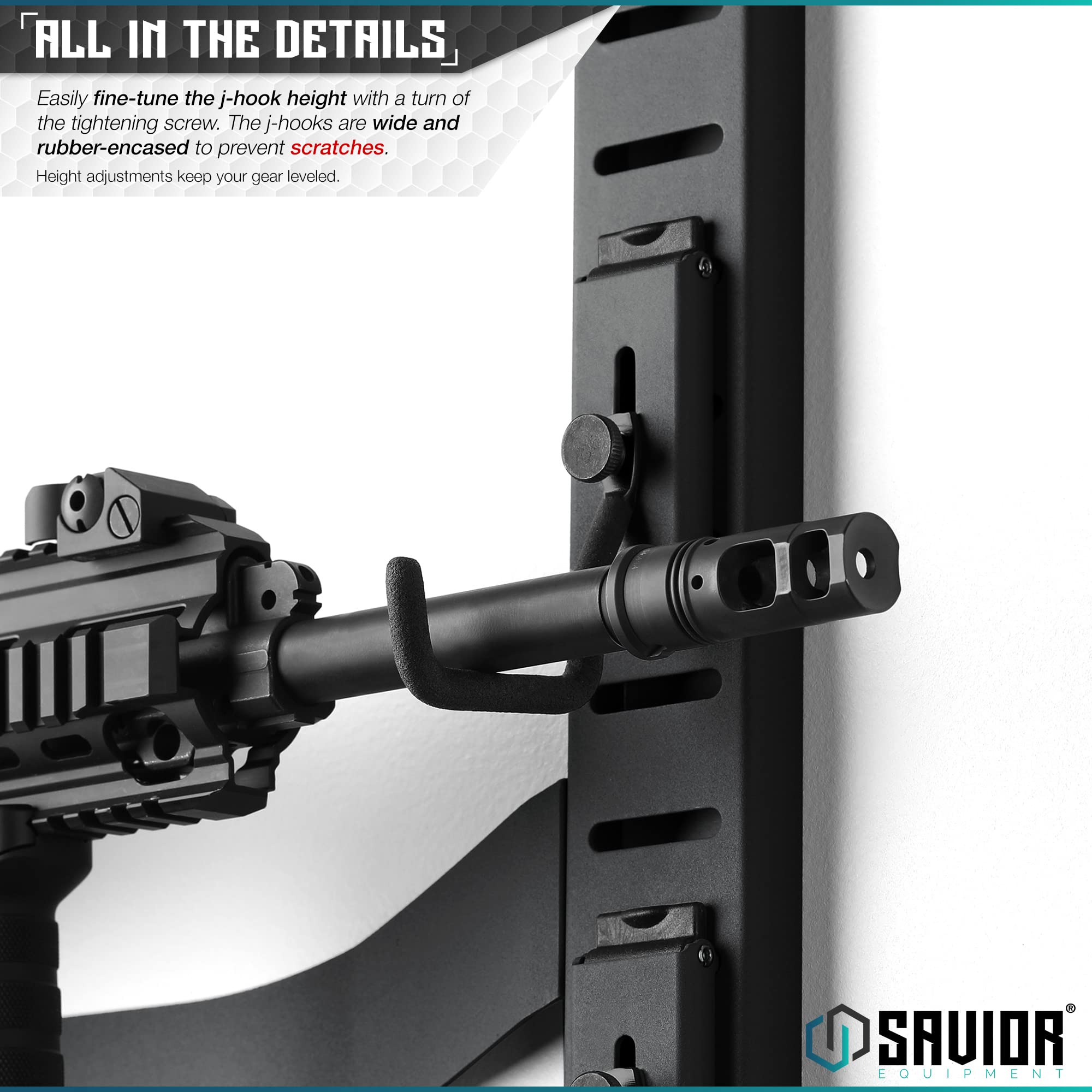 Snapklik.com : Savior Equipment Horizontal Steel Wall Mount Firearm ...