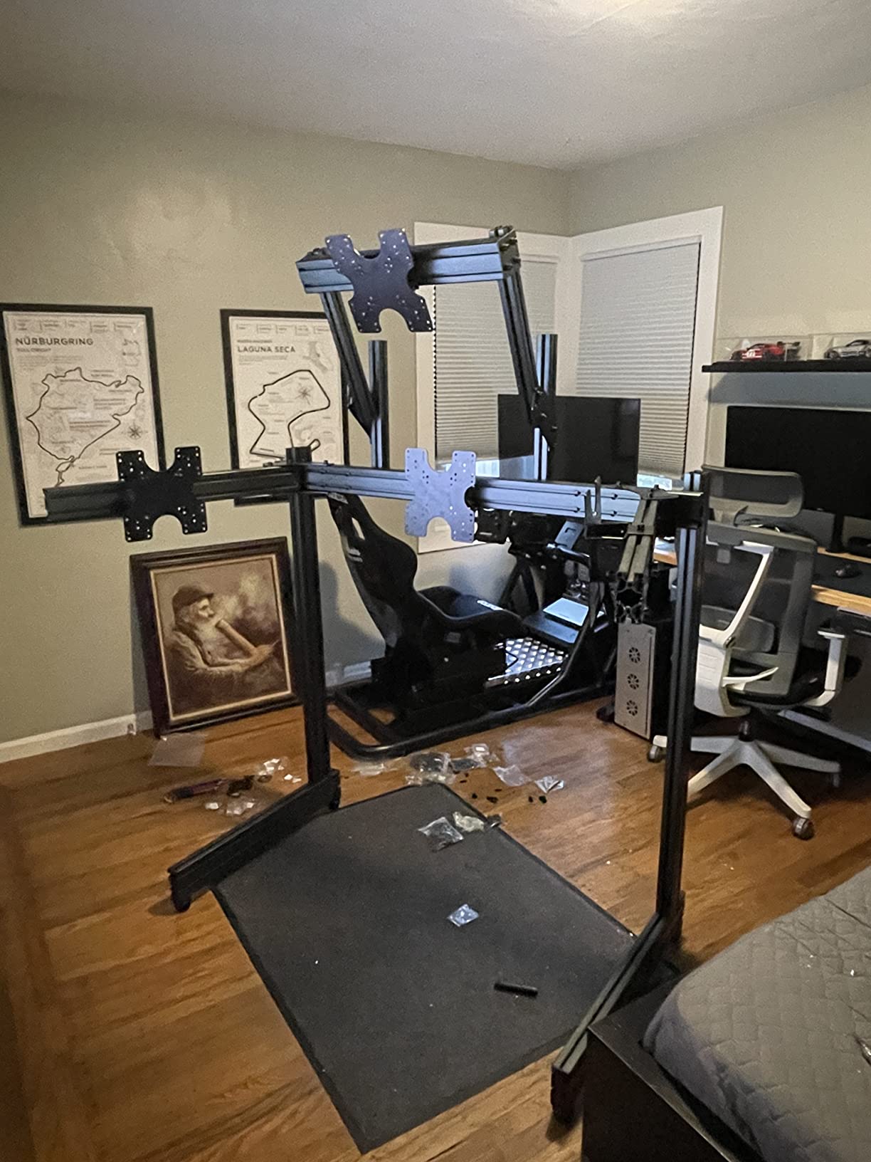 $23/mo - Finance Next Level Racing Elite Freestanding Quad Monitor ...