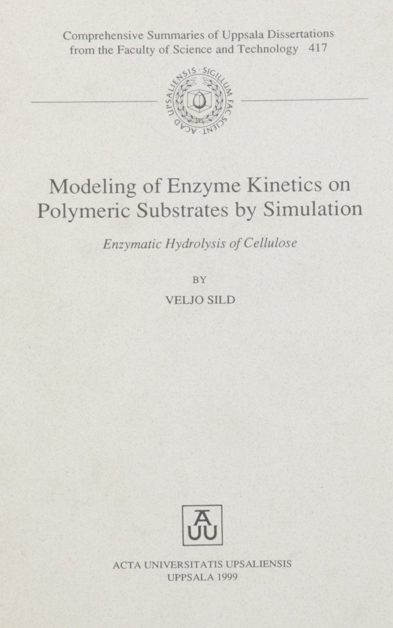 Buy Modeling of Enzyme Kinetics of Polymeric Substrates by Simulation ...