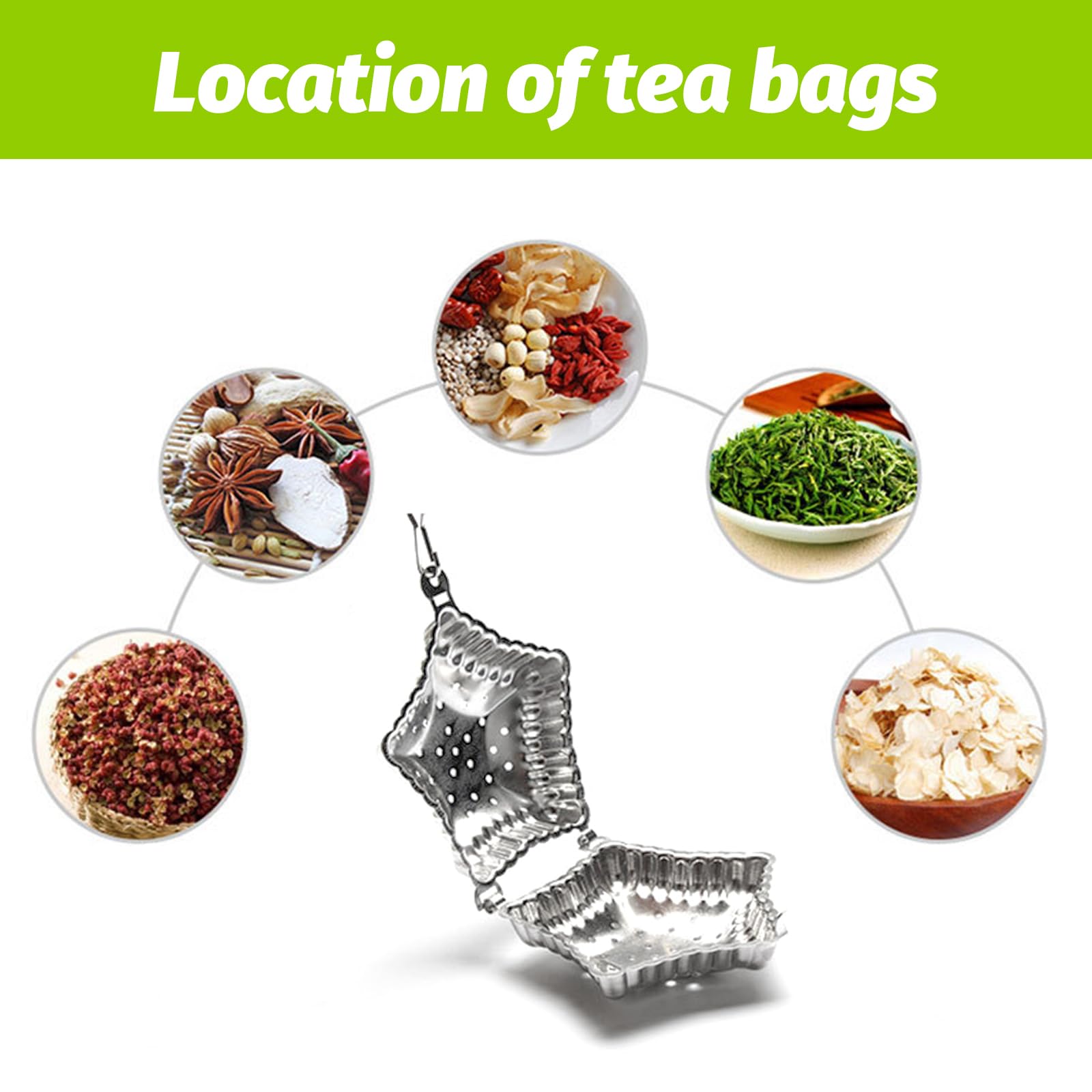 Infusore Per Te Inox Infusore Tè Runsgo Acciaio Inox - Sfera 5cm Con ...