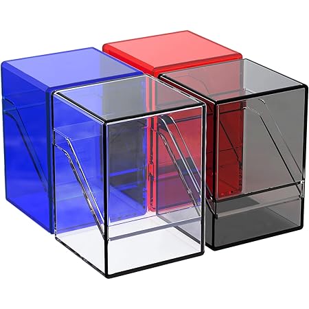 Amazon.com: Mlikero 6 Pack Card Deck Cases,Acrylic Card Box for Trading ...