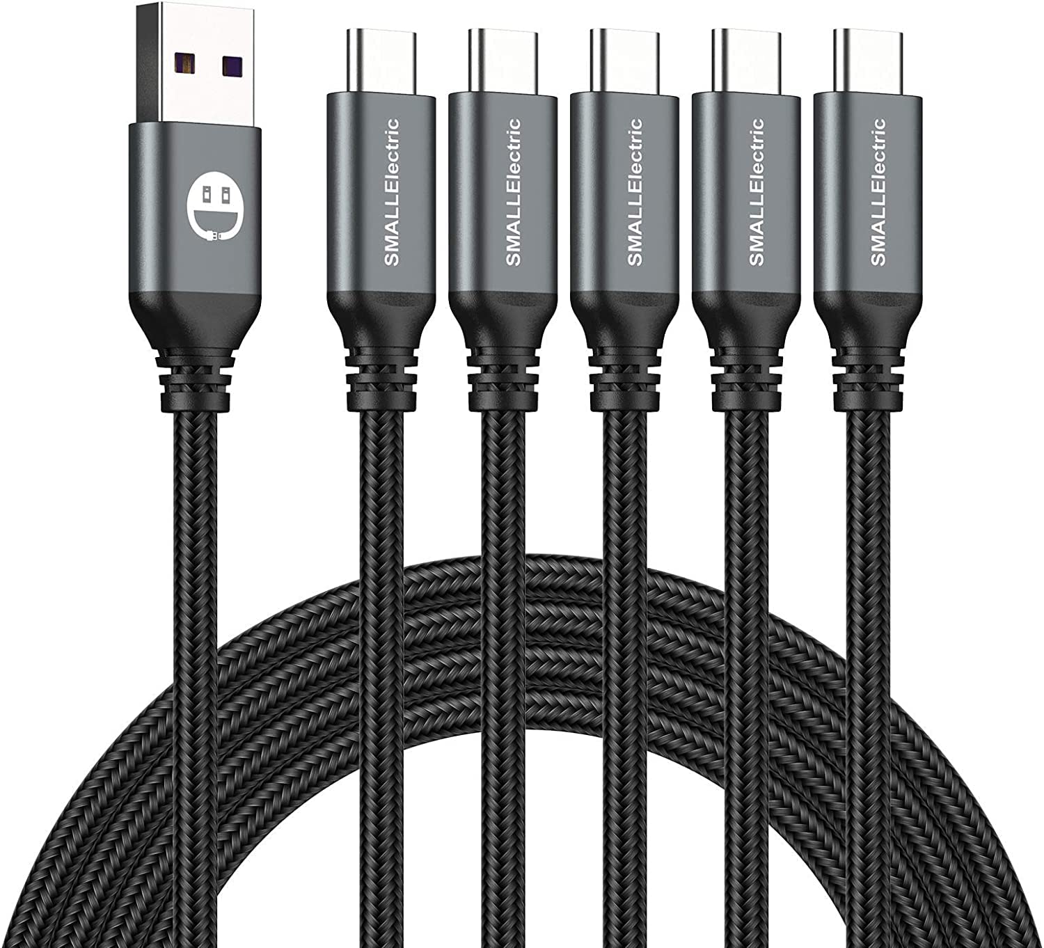 Amazon.com: USB Type C Cable 5-Pack 3FT, USB Type A to C Fast Charger ...