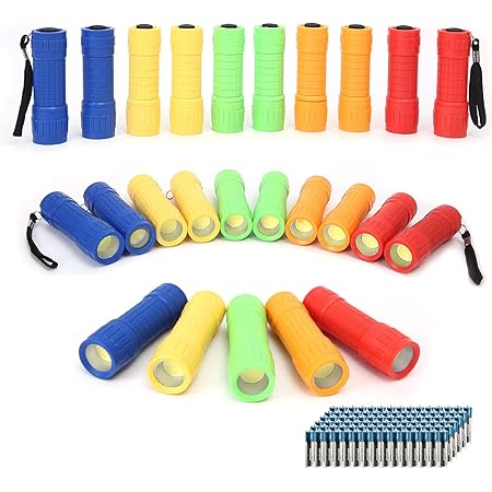 KunHe W30 Aluminum Small Mini Flashlights Pack of 30 Bulk with ...