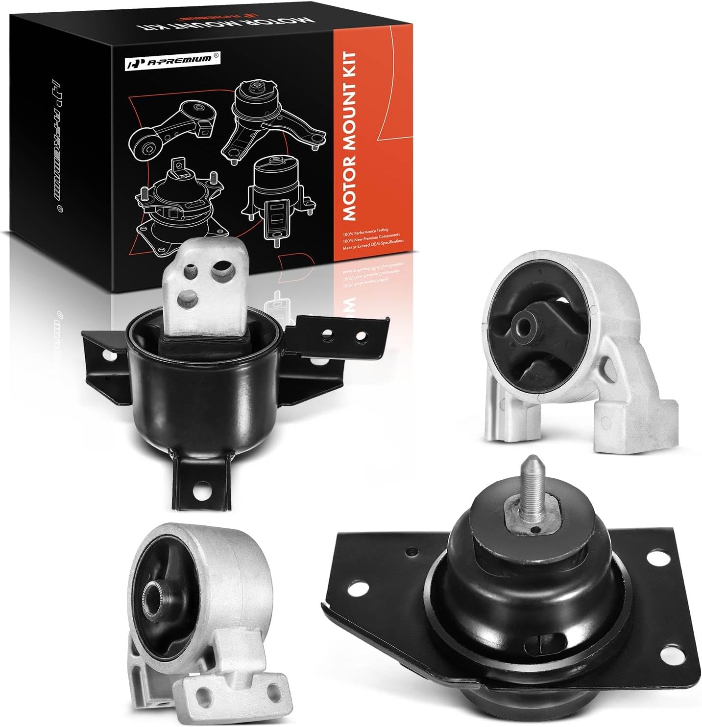 A-Premium Engine Motor & Transmission Mounts Compatible with Hyundai ...