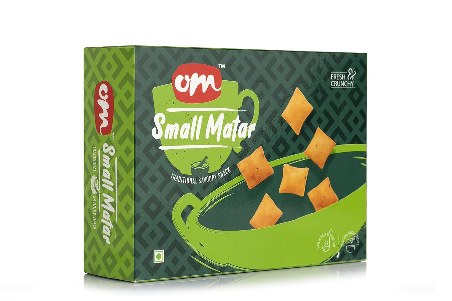 Om Sweets & Snacks Small Matar | Freshly prepared crispy, Healthy ...