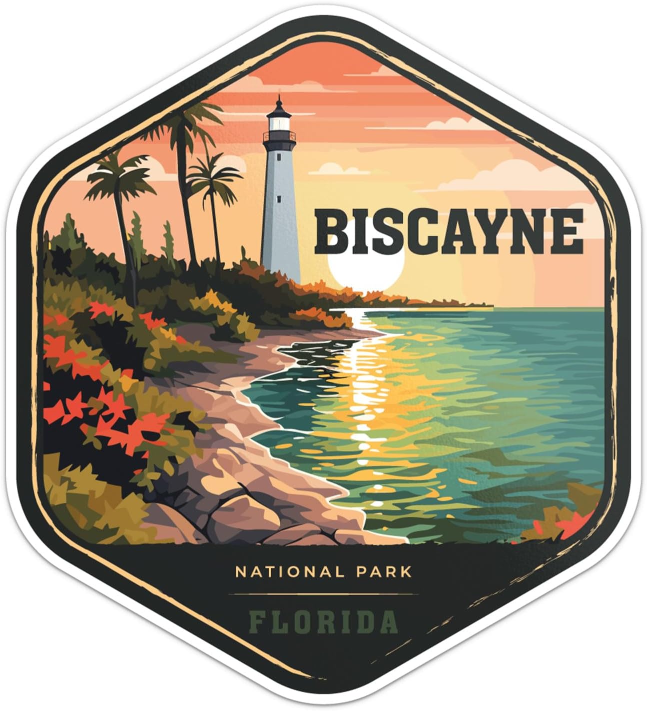 Amazon.com - Biscayne National Park Sticker - Waterproof Vinyl Decal ...