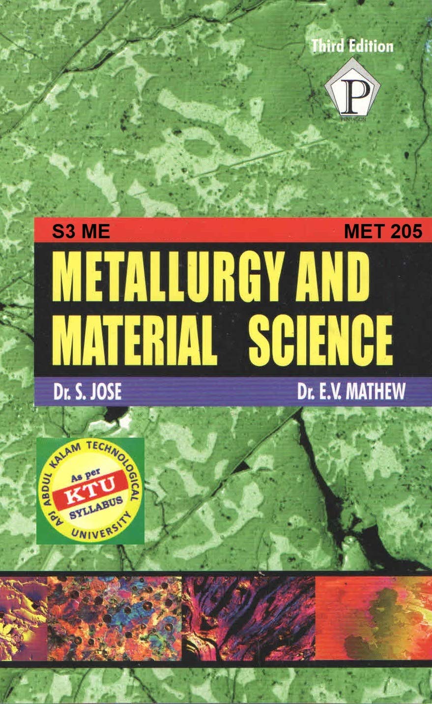 Metallurgy and Material Science MET205: S3 Mechanical KTU 2019 eBook ...
