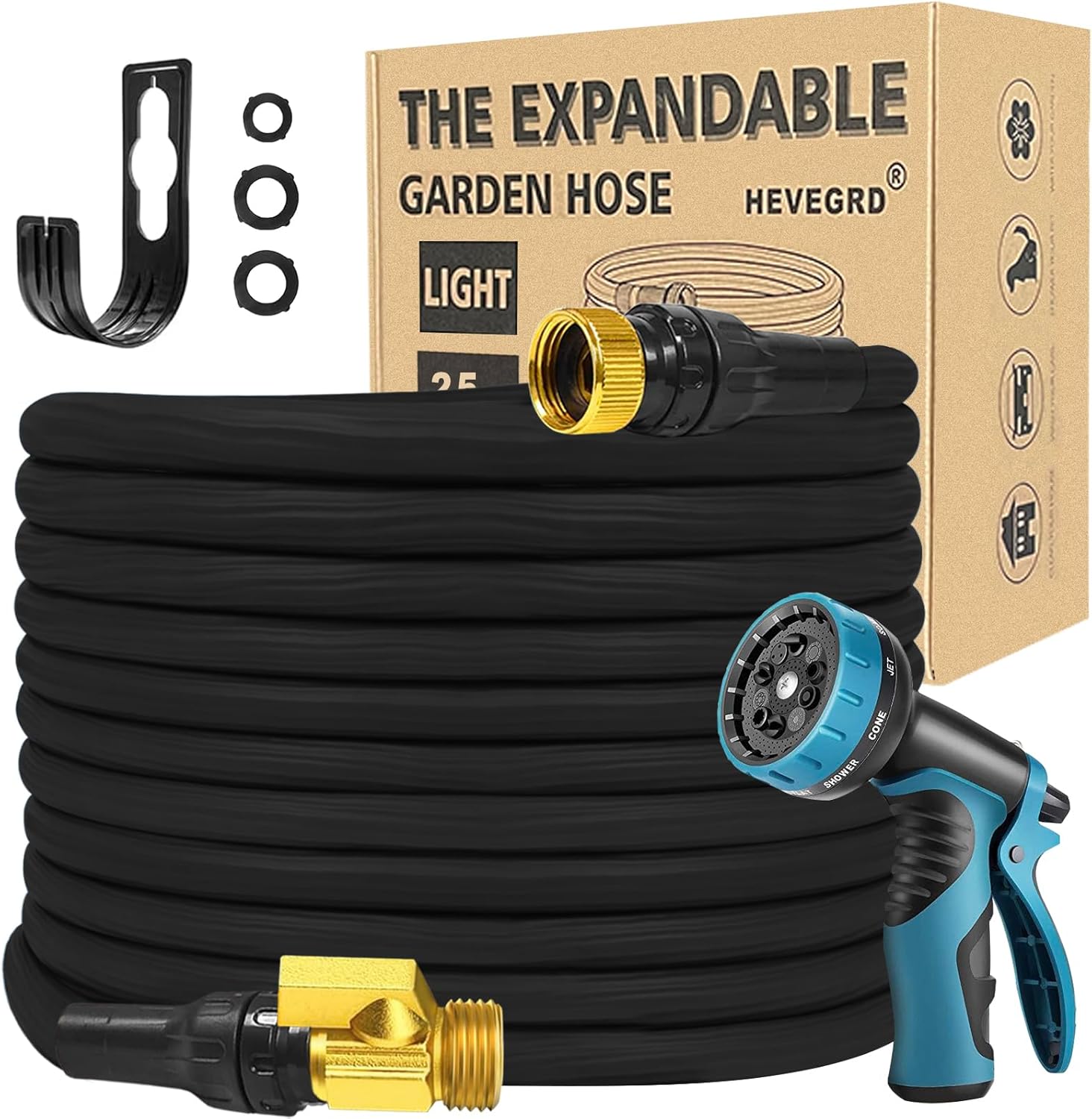 Amazon.com : Garden Hose 25 FT, Expandable Garden Hose, Water Hose with ...