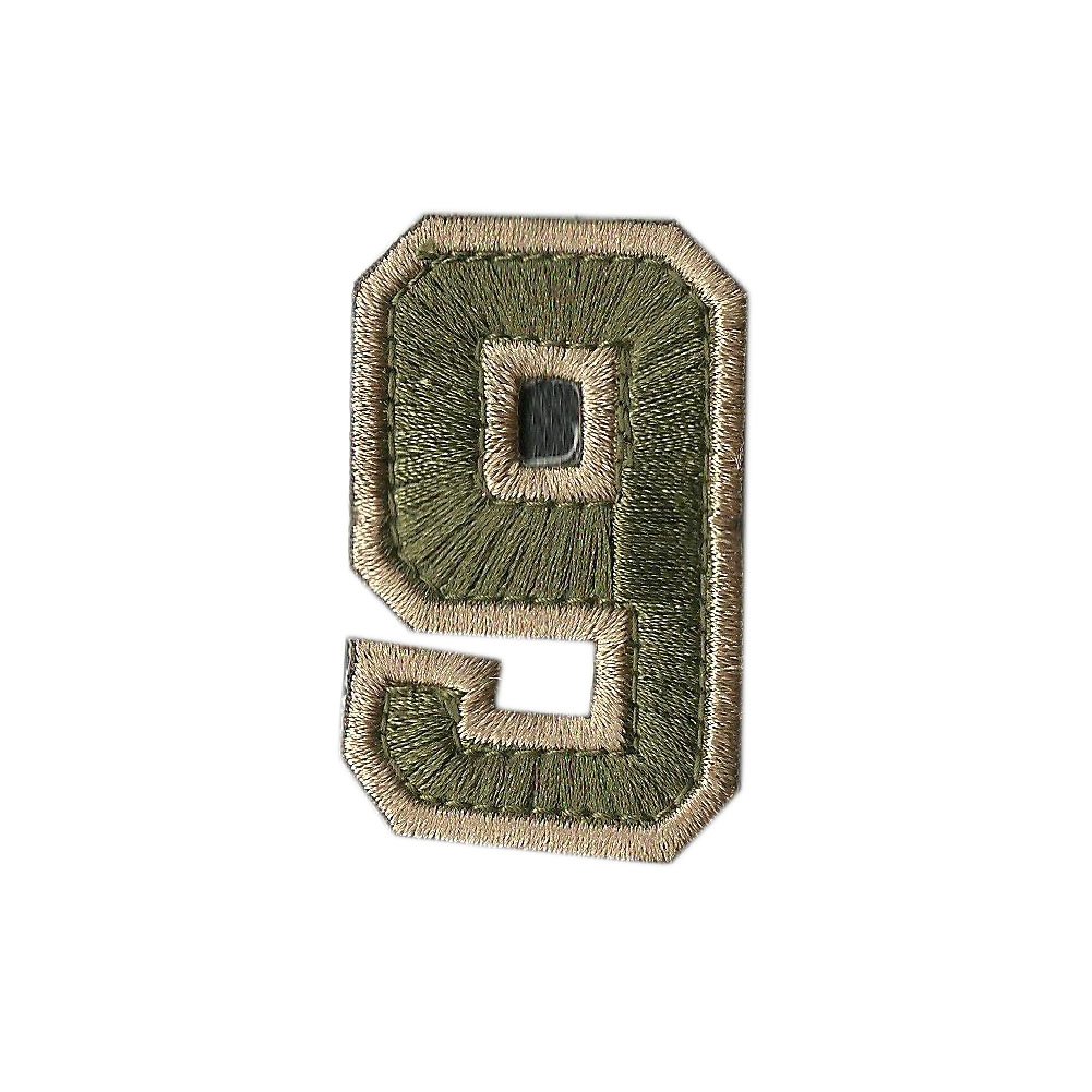 Amazon.com: Tactical Numbers Patches - Multitan - Nine : Sports & Outdoors