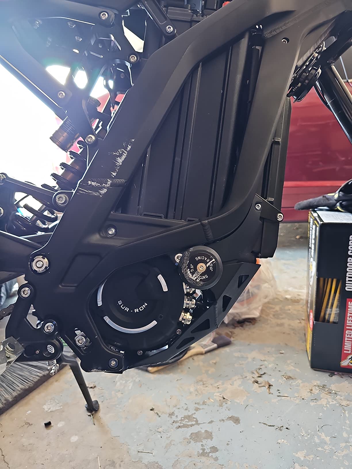 $8/mo - Finance JFG RACING Frame Slider for Surron Light Bee,CNC Crash ...