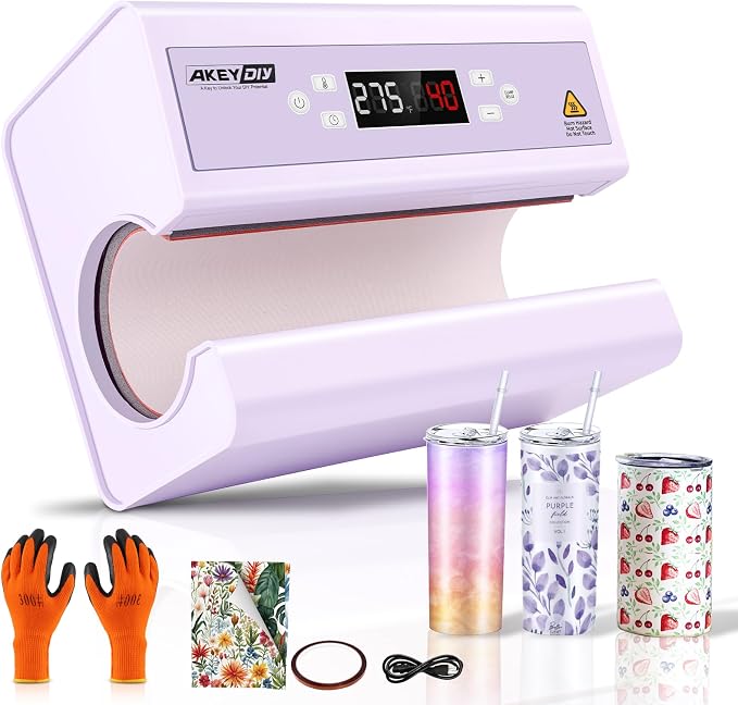 Amazon.com: AKEYDIY Auto Tumbler Heat Press Machine 30OZ Mug Press ...