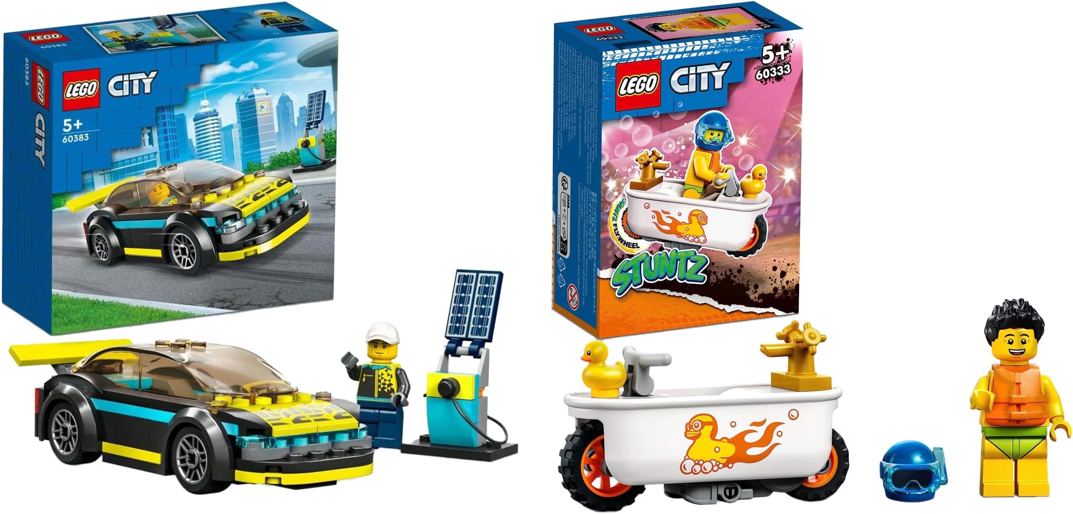 LEGO City Electric Sports Car 60383 Building Toy Set (95 Pieces) City ...