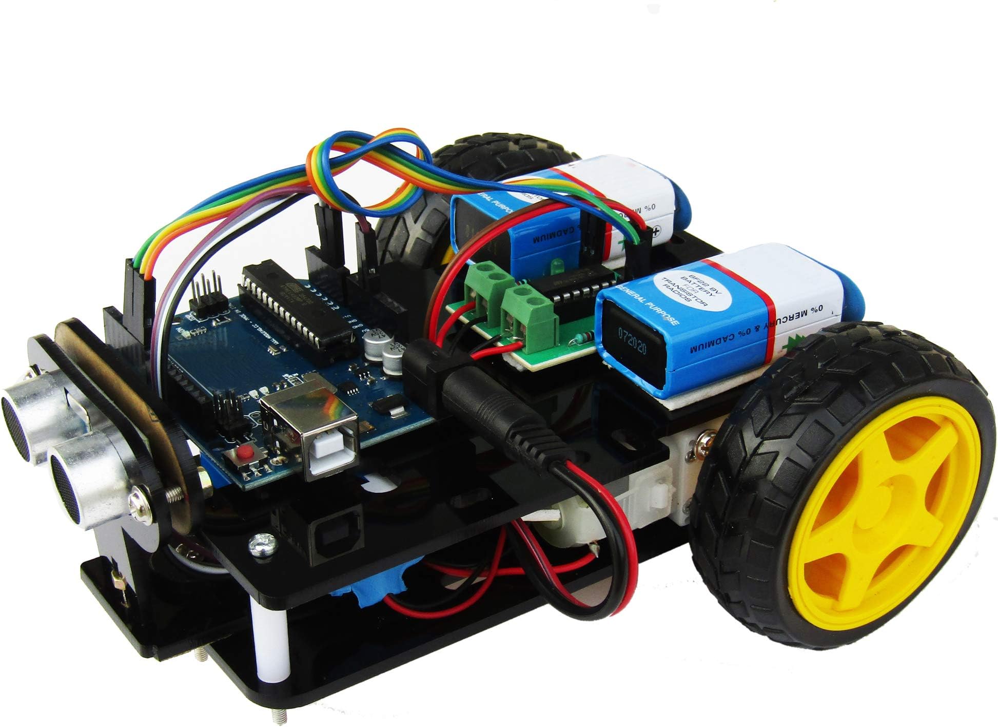 AM ROBOTICS Rover 4WD BO Series 1 Metal Chassis DIY ARDUINO Project KIT ...