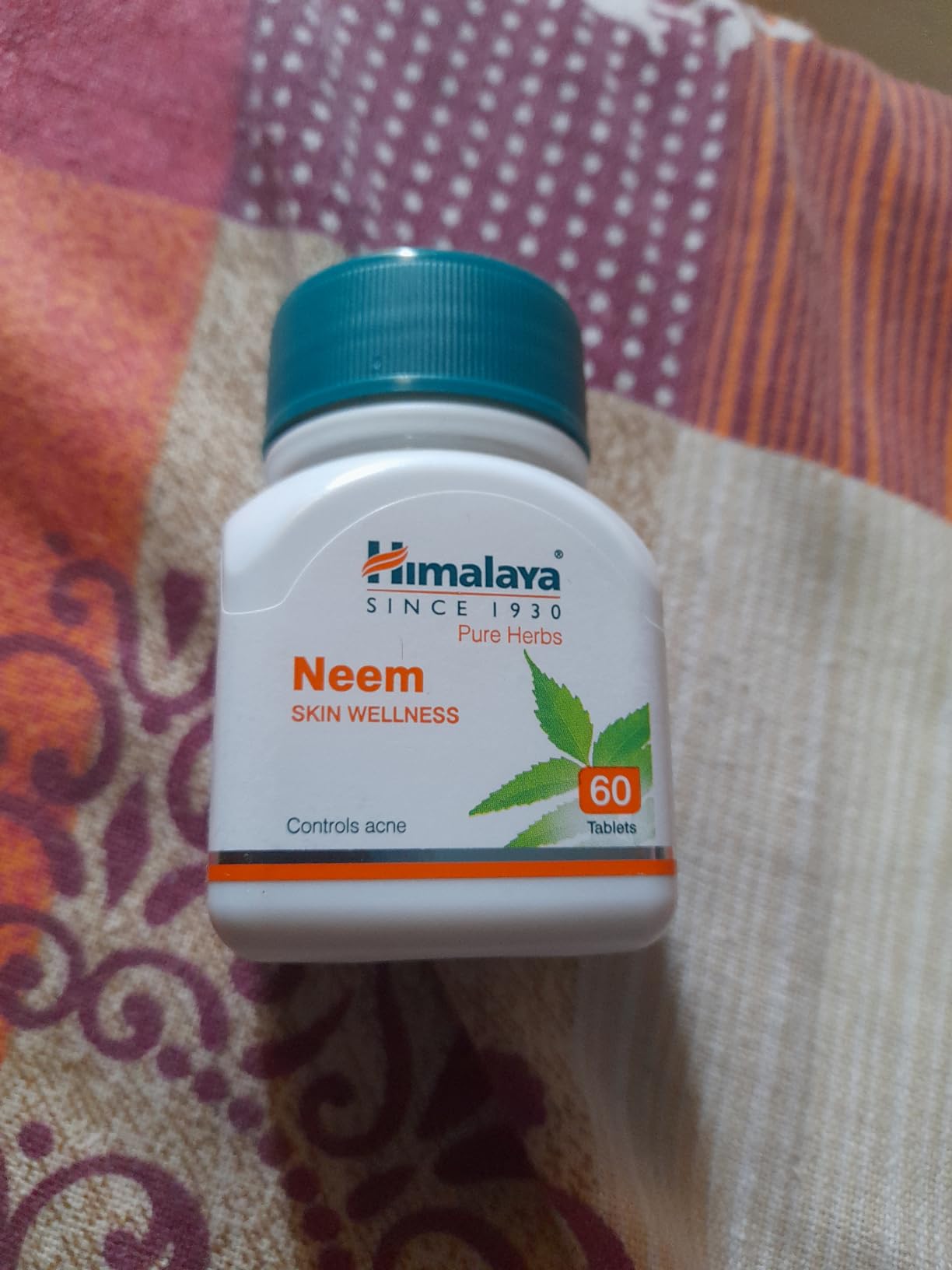 Himalaya Wellness Neem, 60 Tablet | Pure Herbs for Skin Wellness ...