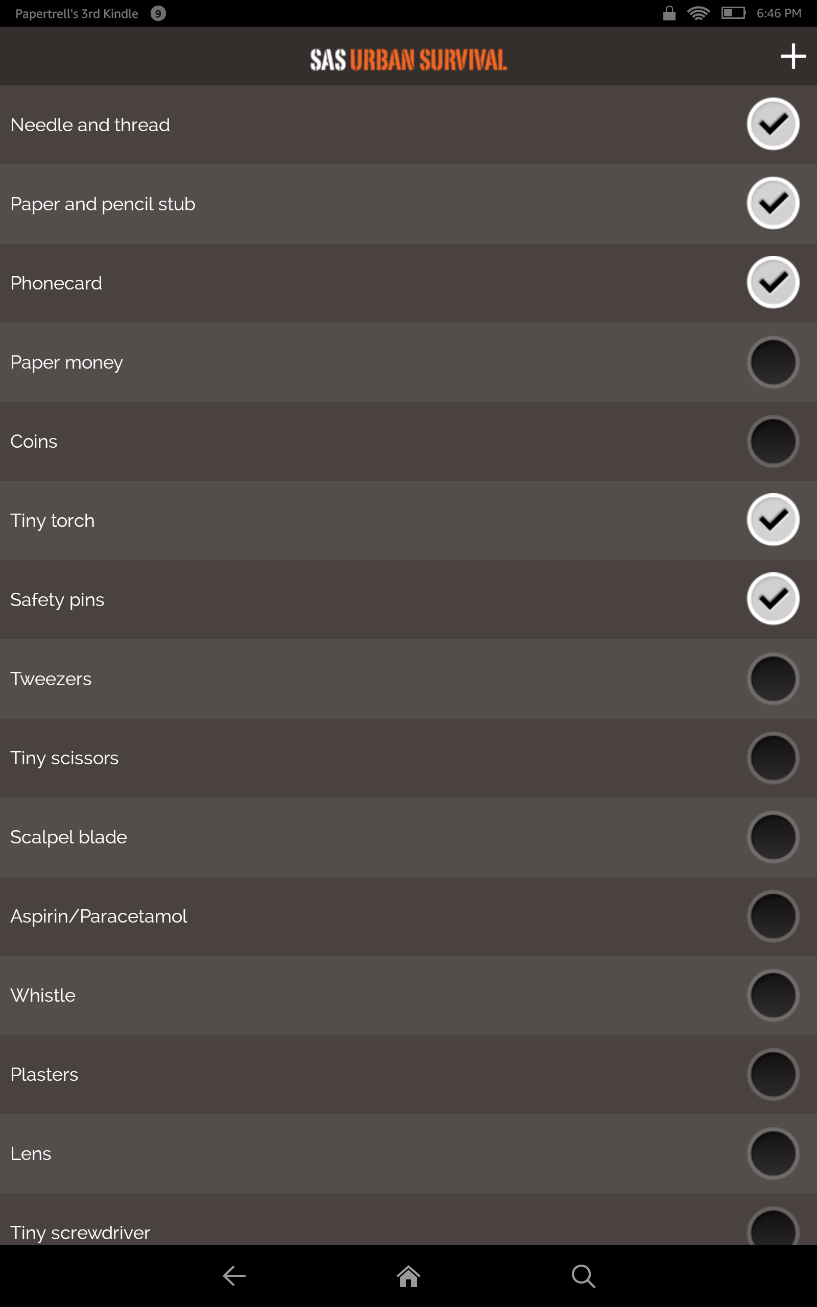 SAS Urban Survival - App on Amazon Appstore