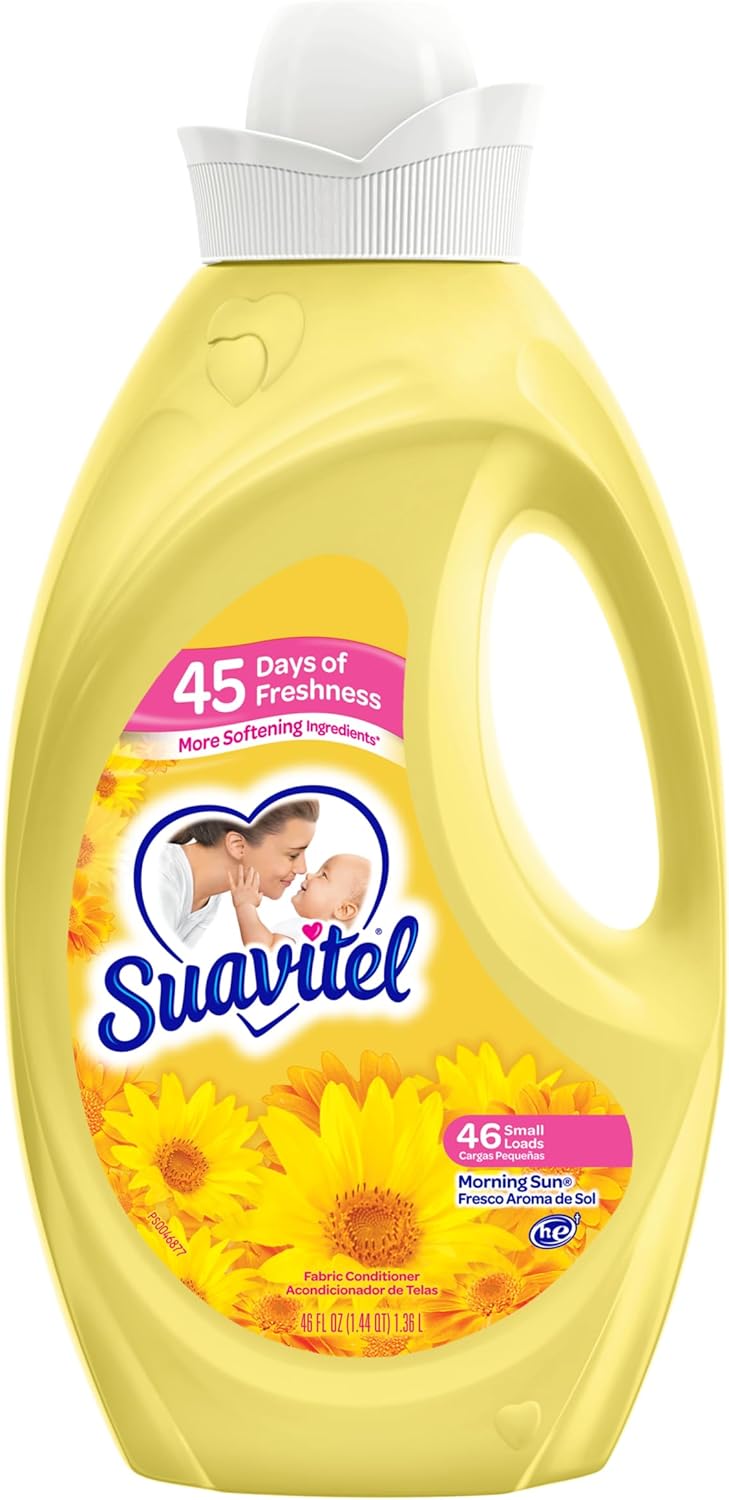 Amazon.com: Suavitel Fabric Softener, Morning Sun - 46oz : Health ...