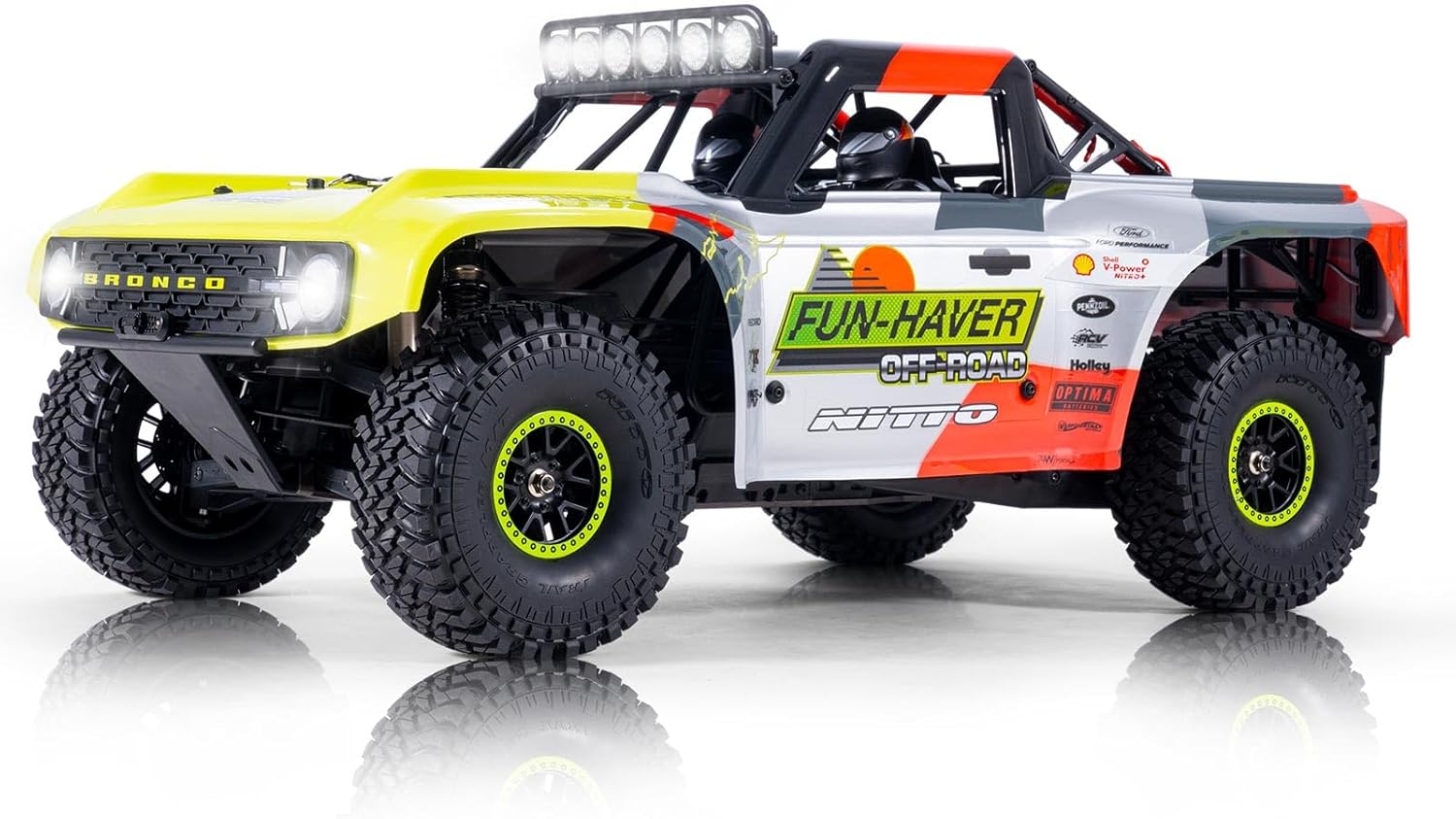 FMS 1/7 Ford Bronco RTR EB Fast RC Truck – Licensed by Ford & RTR ...