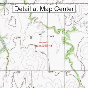 Amazon.com : USGS Topographic Quadrangle Map - Assaria, Kansas (Folded ...