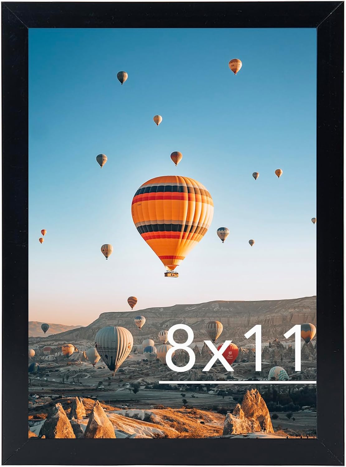 Amazon.com - JCJMY 8x11 Picture Frame Black for Wall Hanging or ...