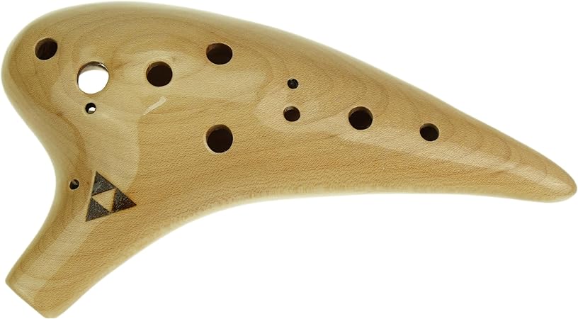 Amazon.com: OcarinaWind 12 Hole Maple Wooden Ocarina – Alto C/Tenor C ...
