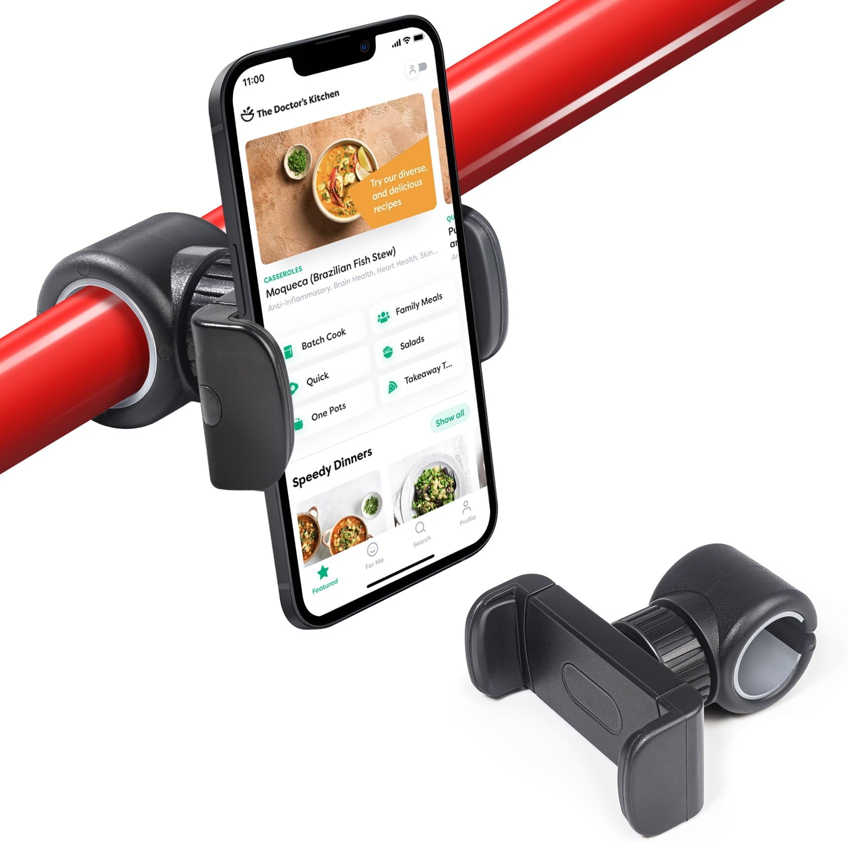 Amazon.com: Bitbag Shopping Cart Phone Holder with Secure Clip - Suits ...