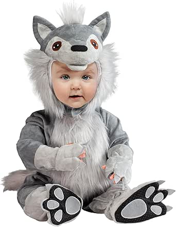 Amazon.com: Rubies baby-boys Wolf Cub Costume Jumpsuit, Booties, and ...