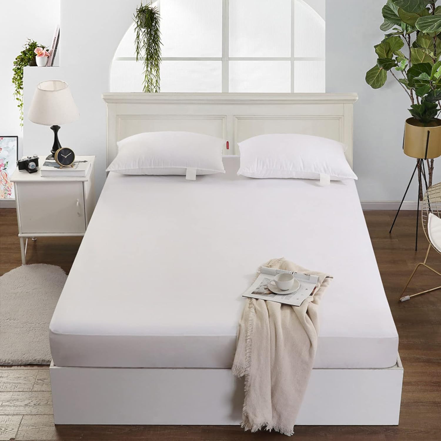 Extra Deep Fitted Sheets Non Iron Super Soft Polycotton Flat Sheets ...
