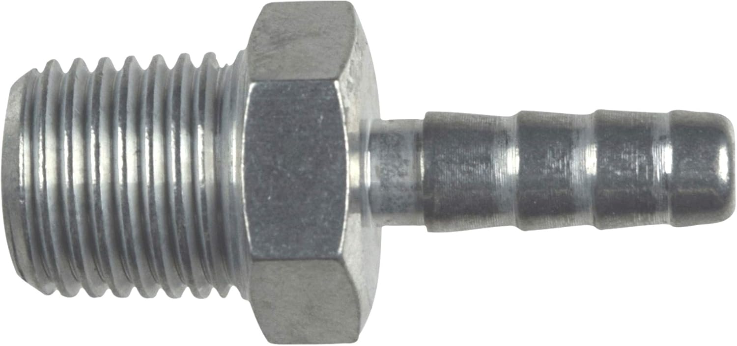 Amazon.com: ICT Billet Straight 1/4" NPT Pipe to 1/4" .250" Hose Barb ...