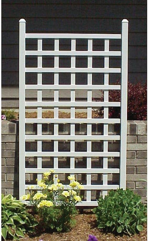 Amazon.com : Dura-Trel 11160 Country Garden Trellis : Trellis White ...