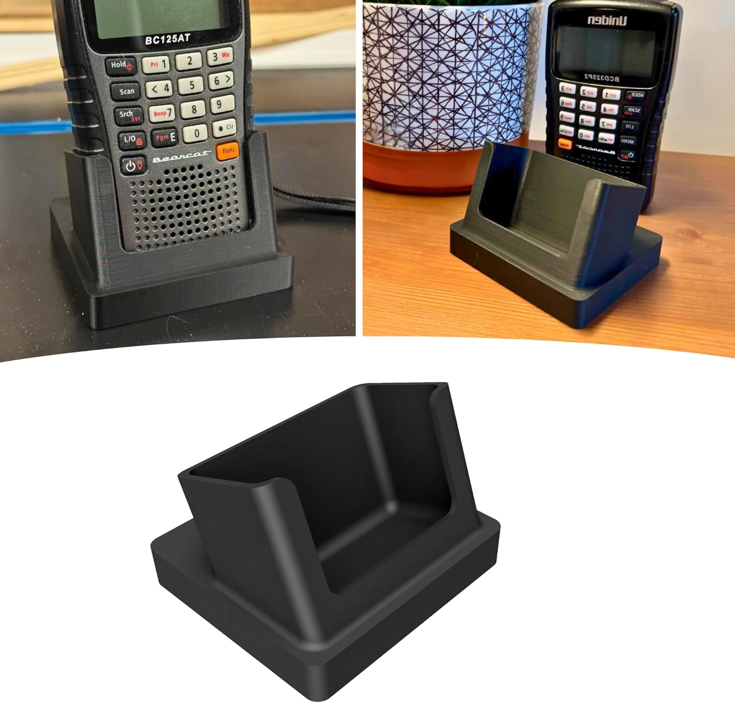 Amazon.com: Stand for Bearcat BC125AT BCD325P2 - Secure Desk Mount ...