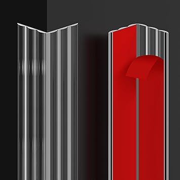 Amazon.com : Wall Corner Protector Clear, Soft Self Adhesive Wall ...