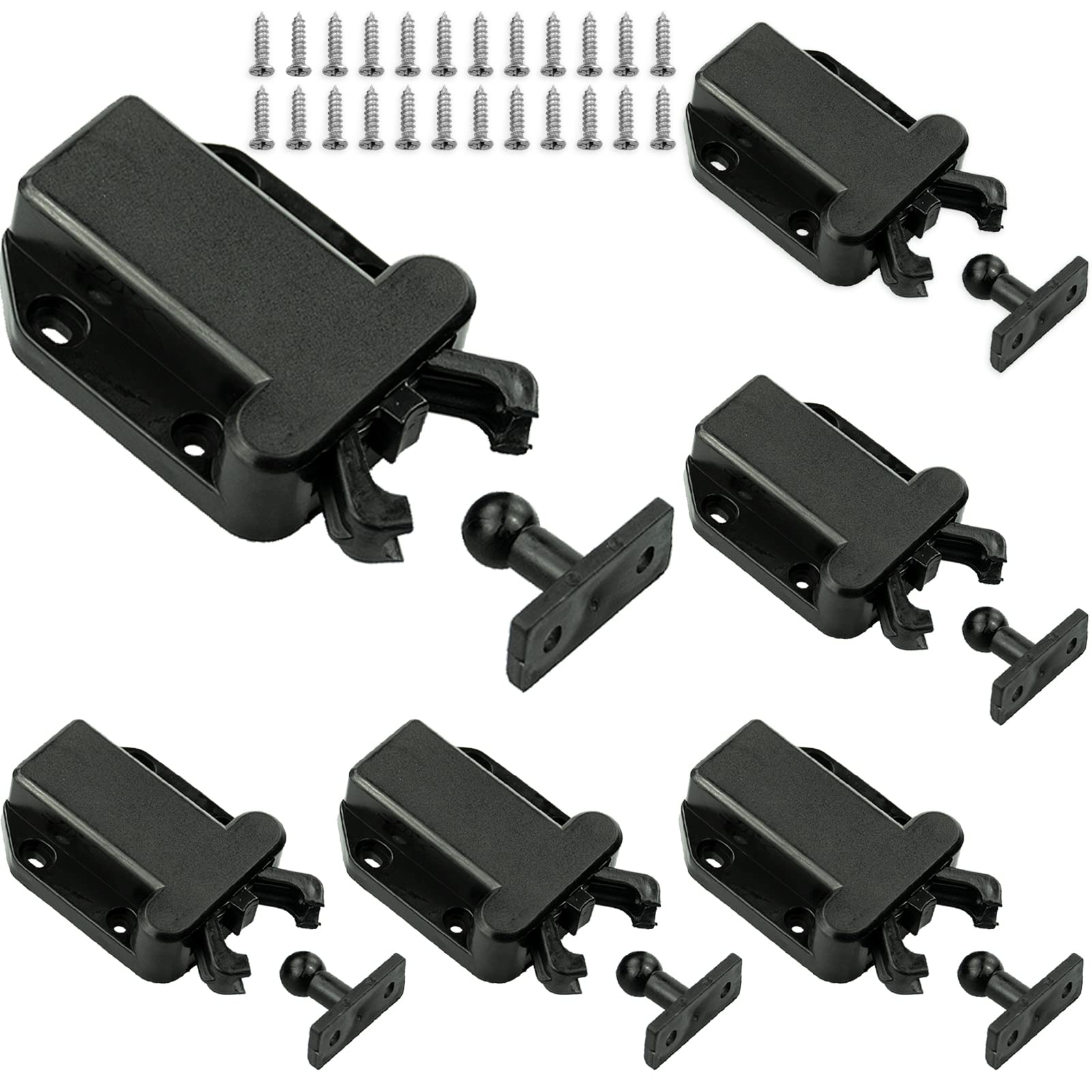 6 Pack Touch Release Catch Latch Push To Open Catch | Desertcart INDIA