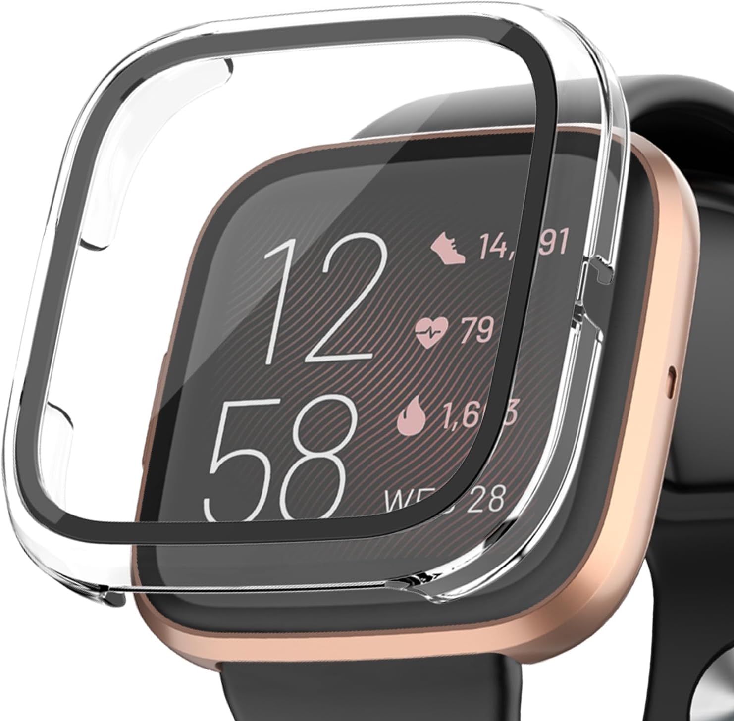 Amazon.com: GHIJKL 3 Pack Screen Protector Compatible Fitbit Versa 2 ...