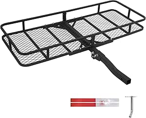 Amazon.com: Leader Accessories Soporte de carga para enganche de remolque, 60 x 24 x 6 pulgadas ...