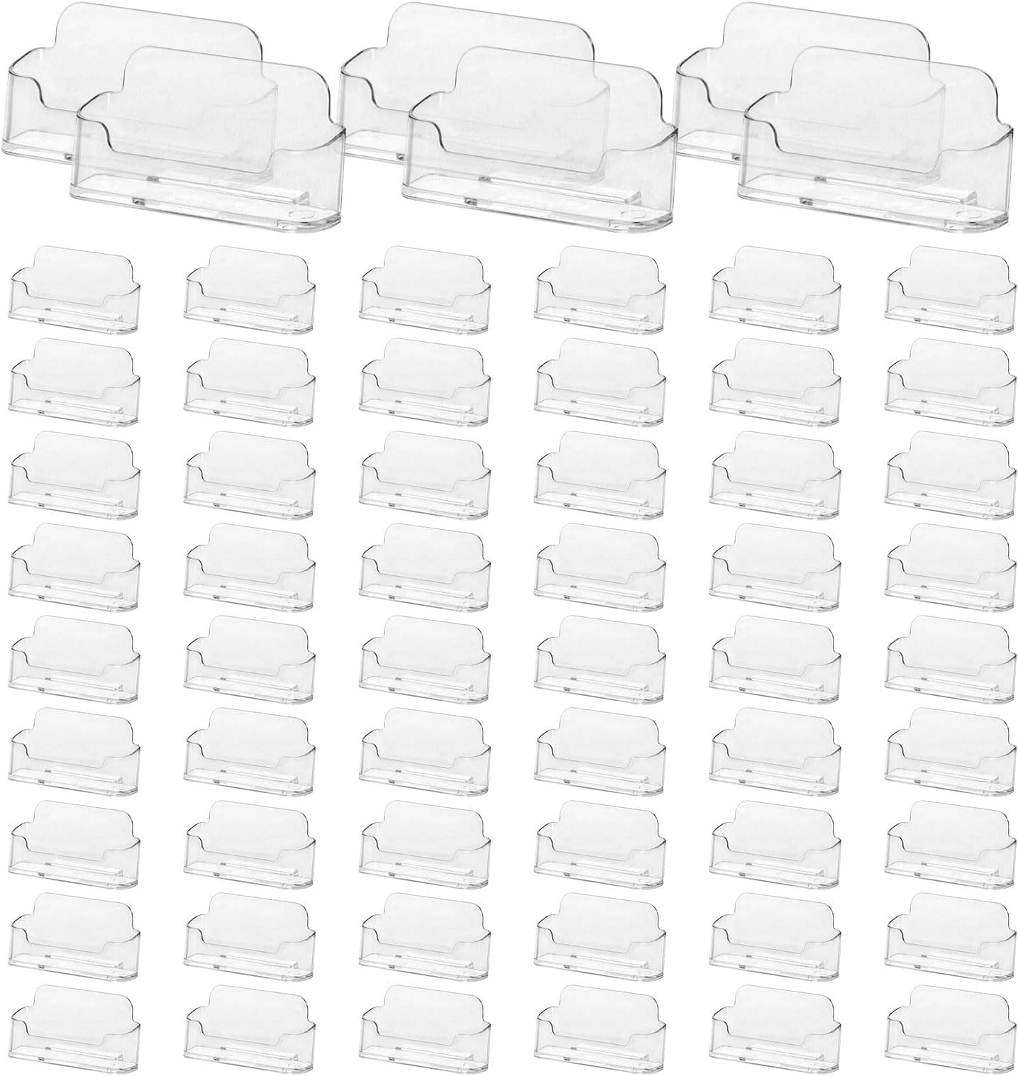 Amazon.com : OTYMIOW 20 Pack Acrylic Business Card Holder for Desk ...